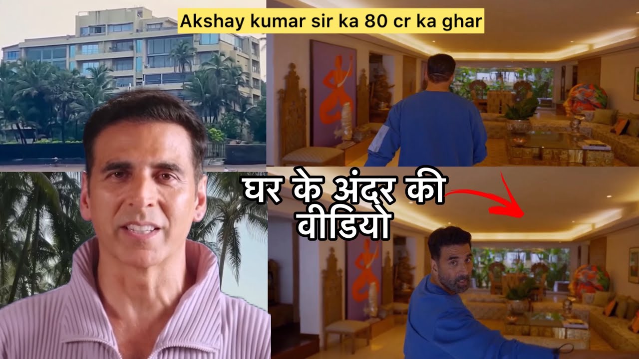 Akshay kumar house in Mumbai || Akshay kumar house in juhu || Akshay ...