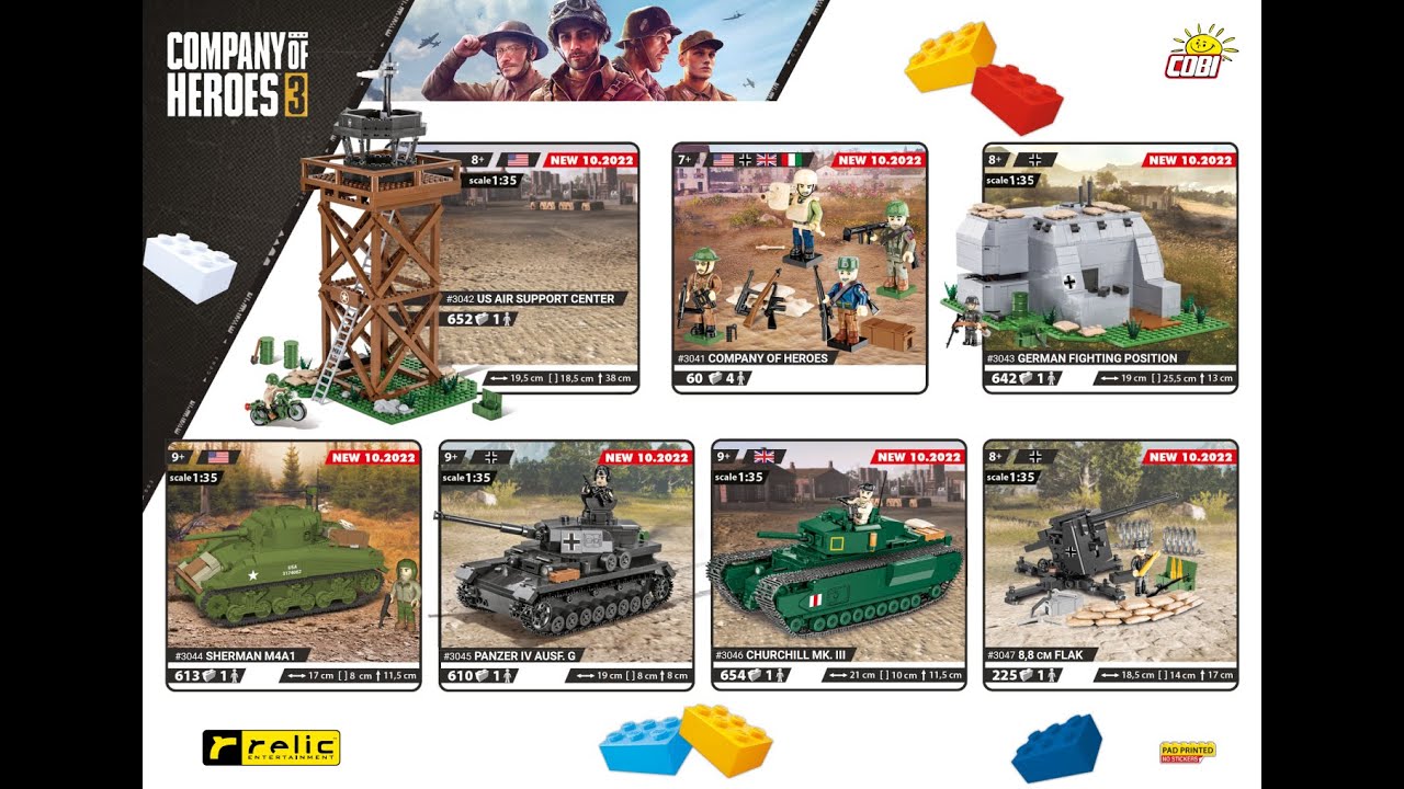 COBI News #102 - 💥NEW COBI CATALOGUE💥 / 💥COMPANY OF HEROES COLLECTION💥 ...
