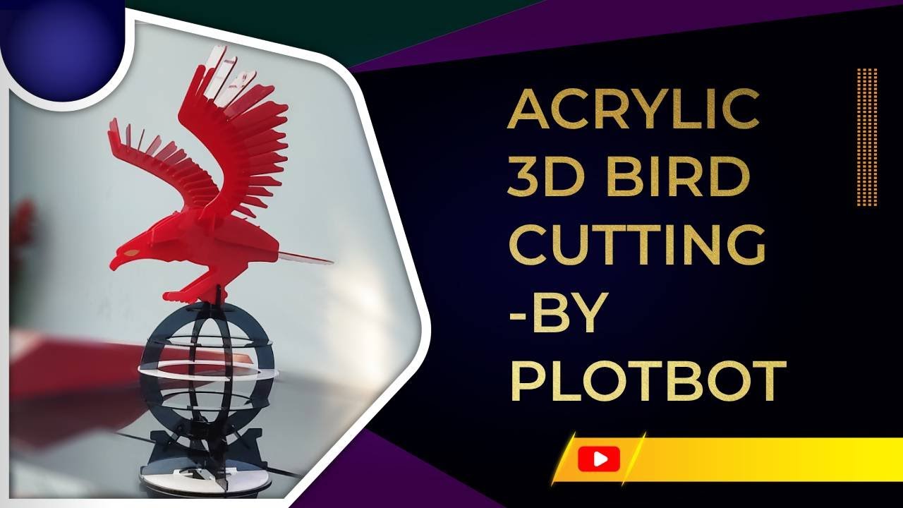 CO2 Laser Cutting Machine | Retech Lasers #3dcutting #birdcutting # ...