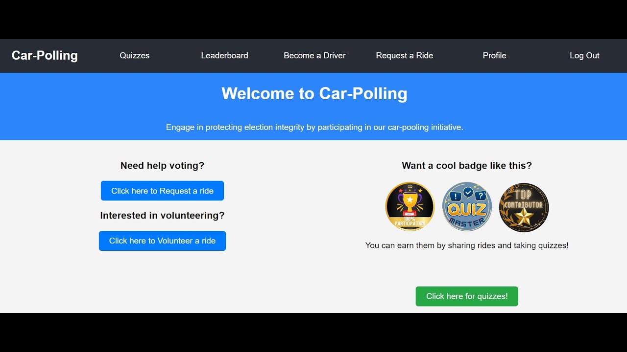 Car-Polling Hackathon Demo - YouTube