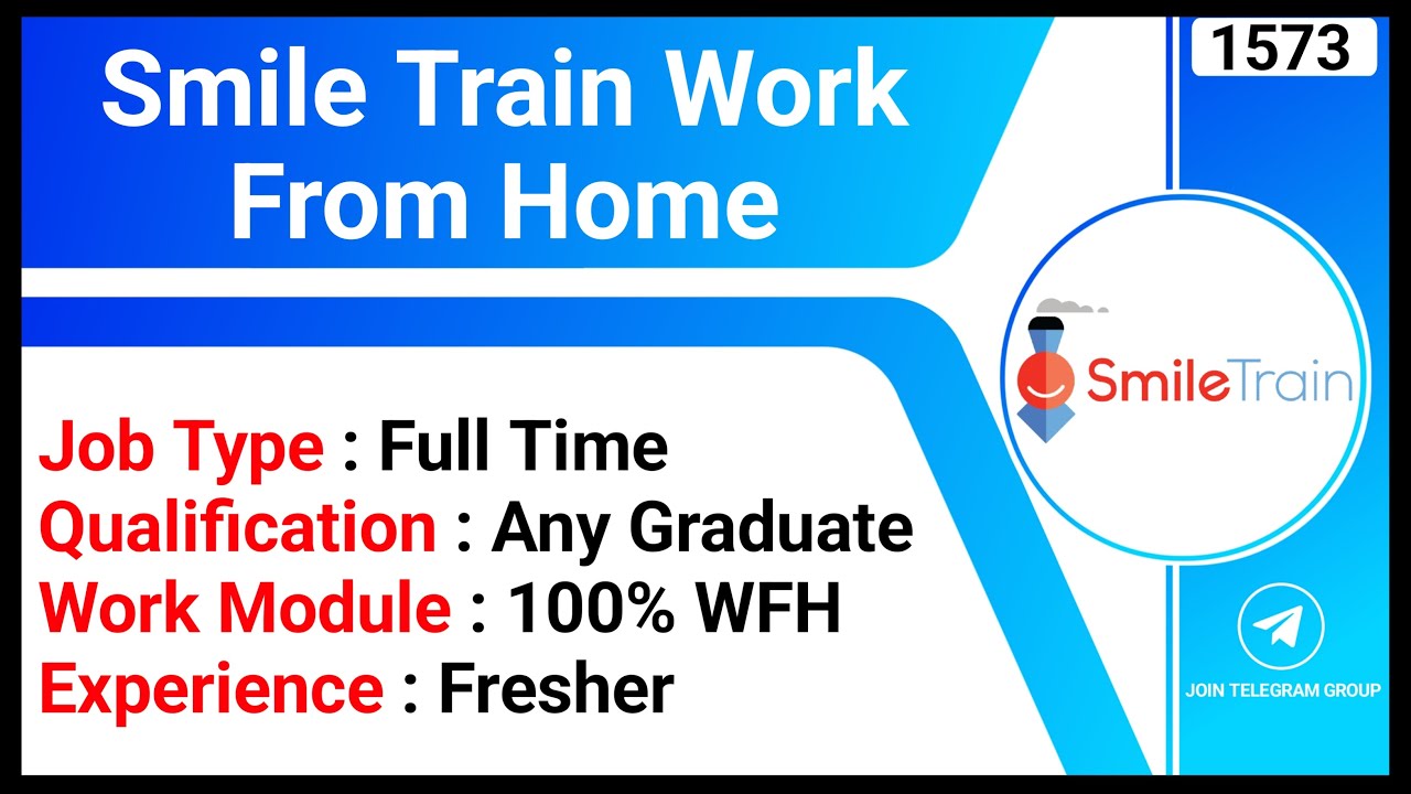 Smile Train Work From Home | WFH Jobs | Social Media and Communications ...
