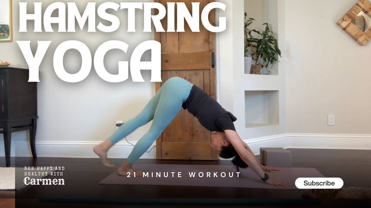 Beginner Yoga for Tight Hamstrings | Easy Flexibility Flow for Stiff ...