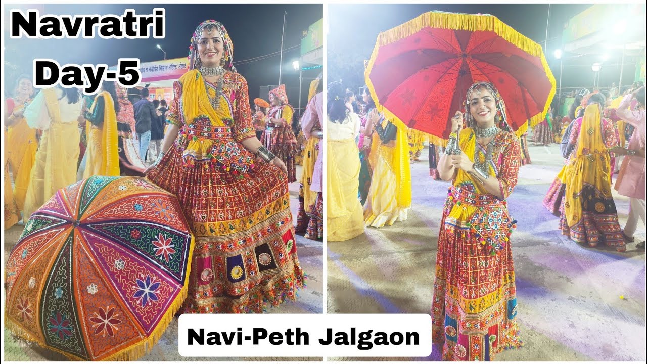 Navratri Day-5 ||Navi Peth Garba Dandiya || Full Vlog - YouTube