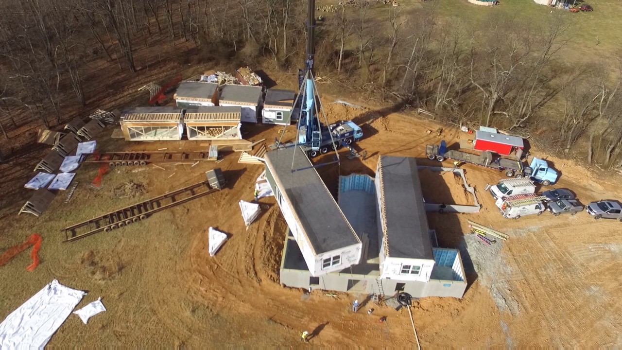 Setting the Modular Home - YouTube