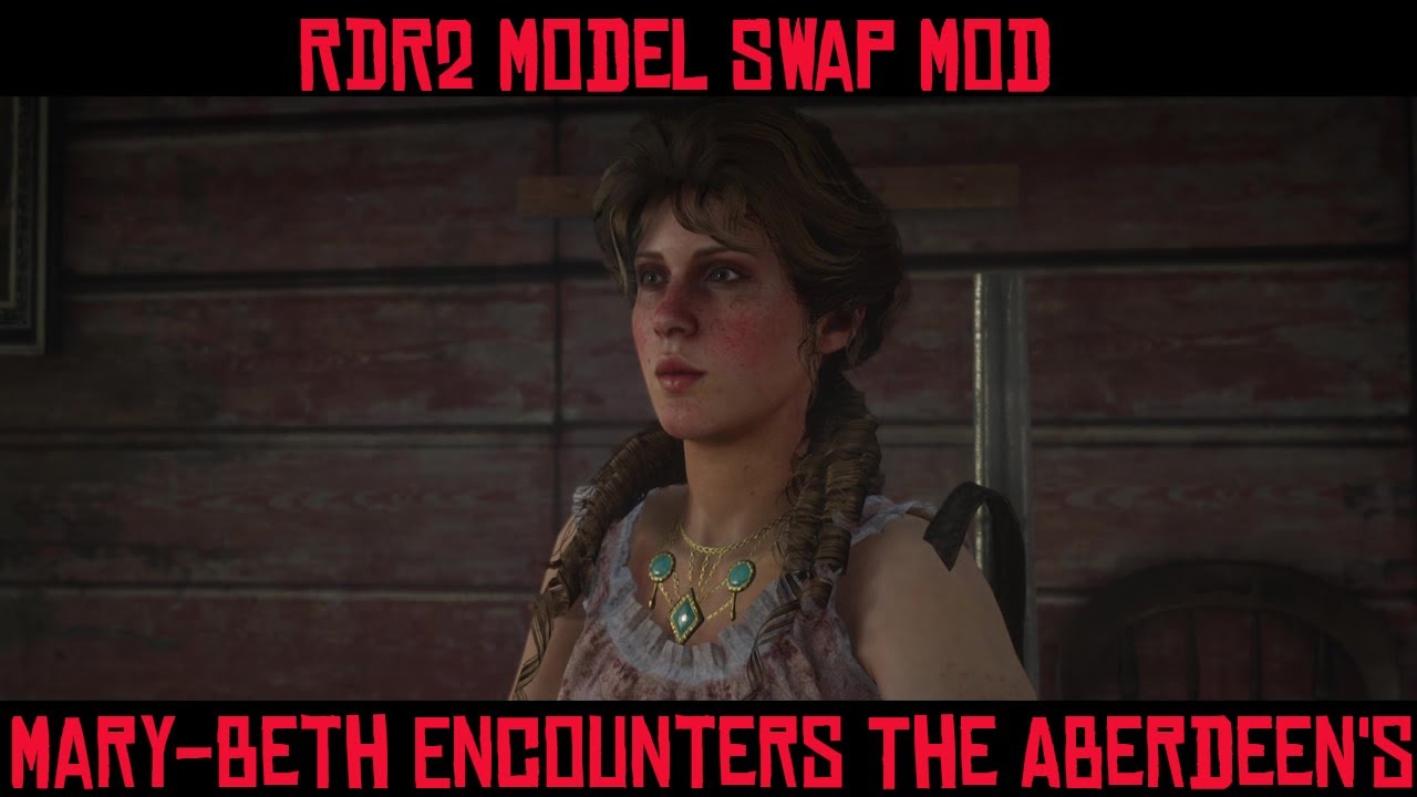 Mary-Beth Encounters The Aberdeen's: Red Dead Redemption 2 Model Swap ...