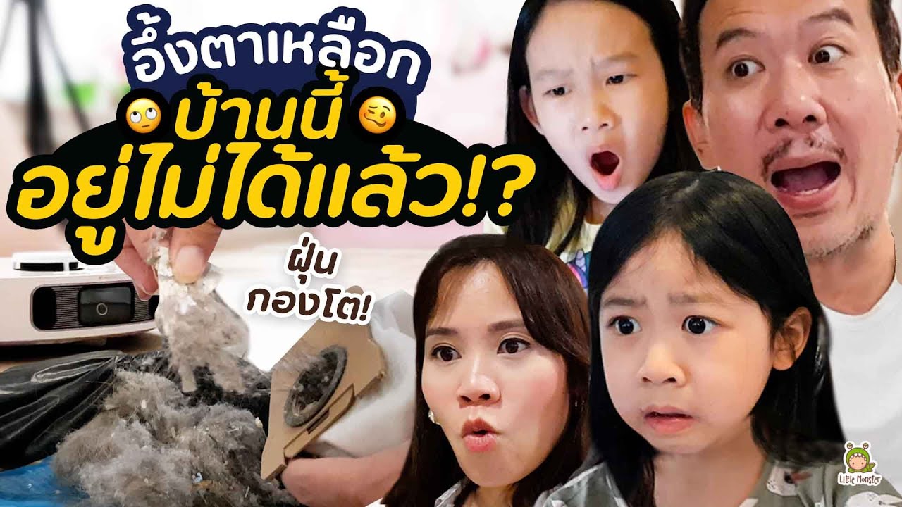 ไม่คิดว่าจะขนาดนี้ ฝุ่นเเละขนหมาเป็นกอง ของจริงไม่จกตา!! | Little Monster - YouTube