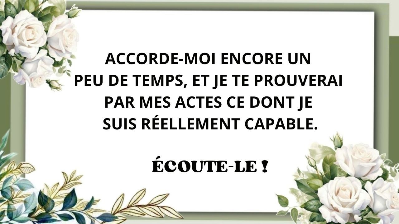 Accepte-le et tu ne le regretteras pas ! - YouTube
