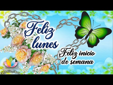 Buenos días Feliz lunes Te deseo un Feliz inicio de semana Ten un lindo día