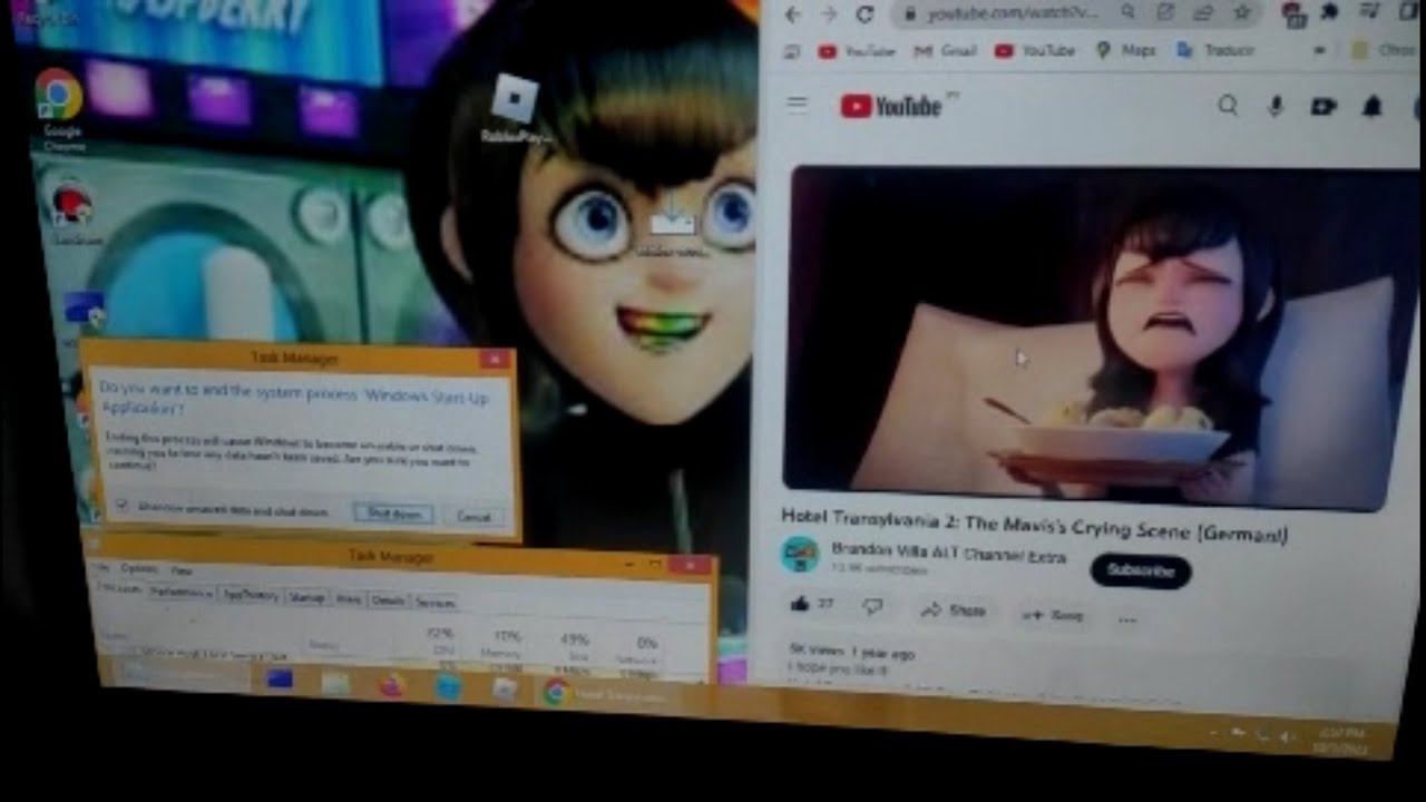 Mavis Crying Has BSOD - YouTube