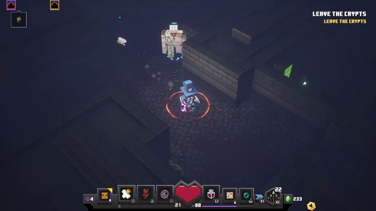 Minecraft dungeons trying to get fox armour - YouTube