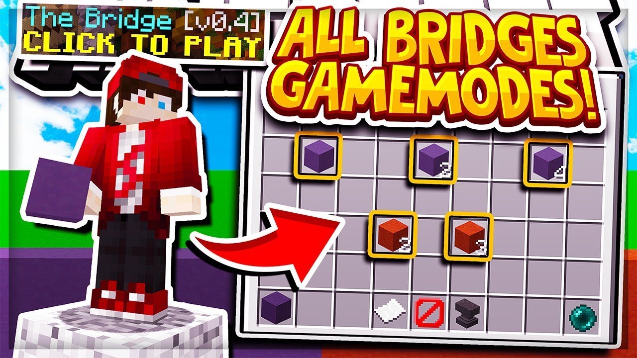 TRYING EVERY GAMEMODE OF BRIDGES! | Minecraft Hypixel Bridges - YouTube