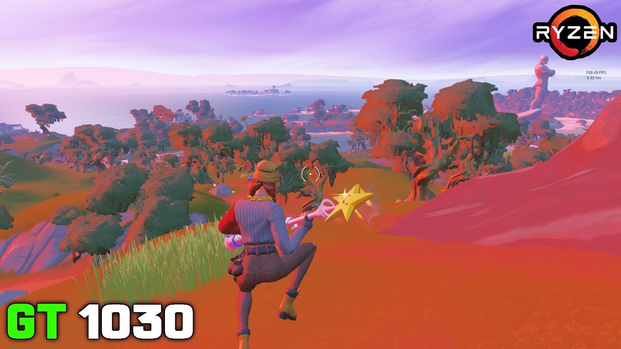 GT 1030 Overclock Fortnite Arena Performance Mode (R5 3600) - YouTube