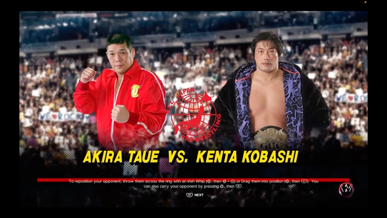 Akira Taue vs Kenta Kobashi - WWE 2K23 - YouTube