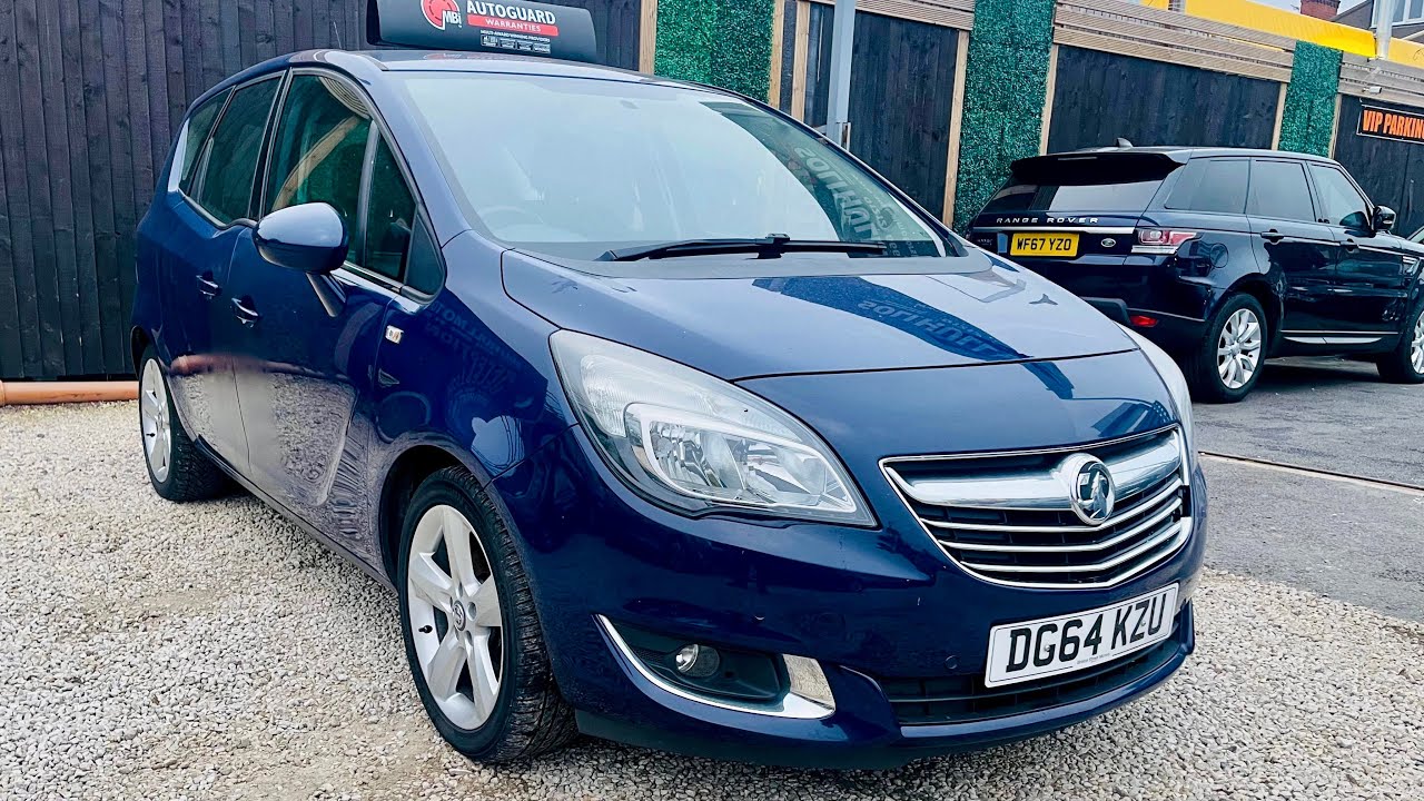 DG64KZU Vauxhall Meriva 1.4i Blue - YouTube