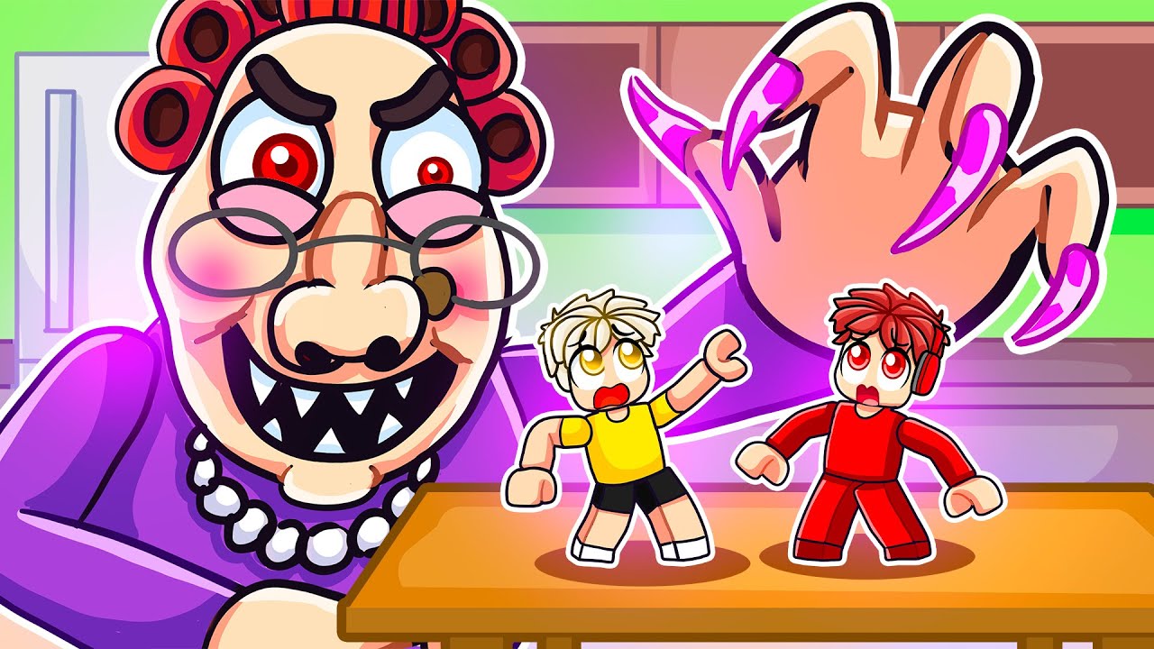 Escape from GRUMPY GRAN in Roblox! - YouTube