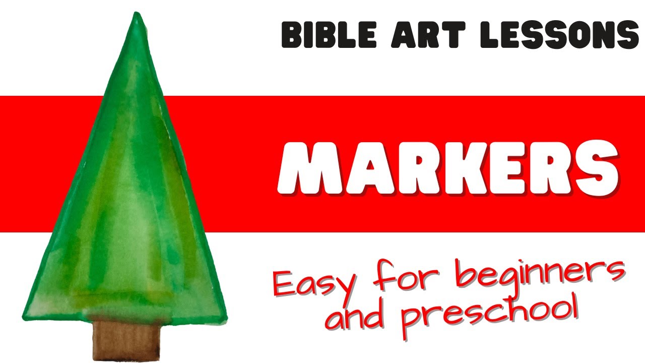 How to Draw Easy Triangle Christmas Trees Art - YouTube