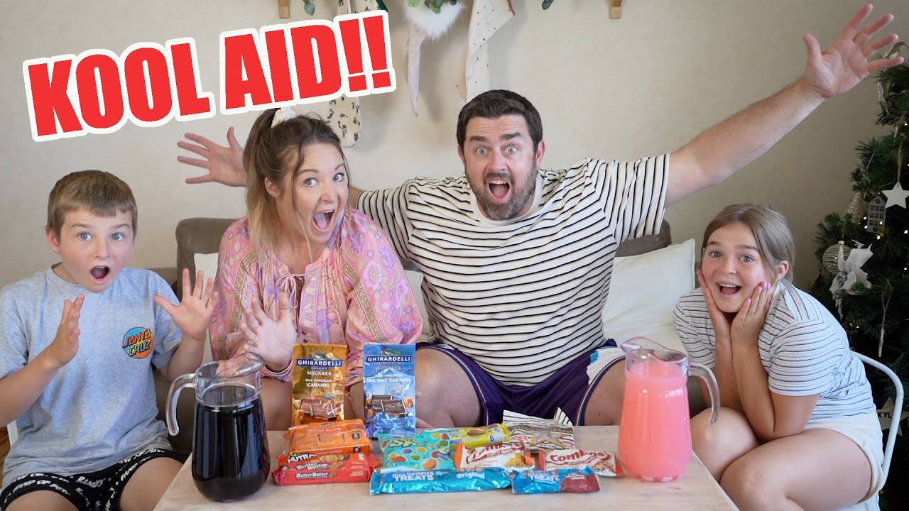 New Zealand Family Try KOOL AID and More American Snacks from LOUISIANA ...