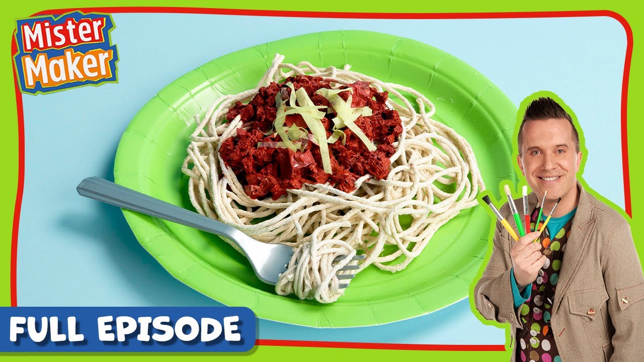 Mister Maker 🎨 Series 2, Episode 1 | Spaghetti Bolognese 🍝 | FULL ...