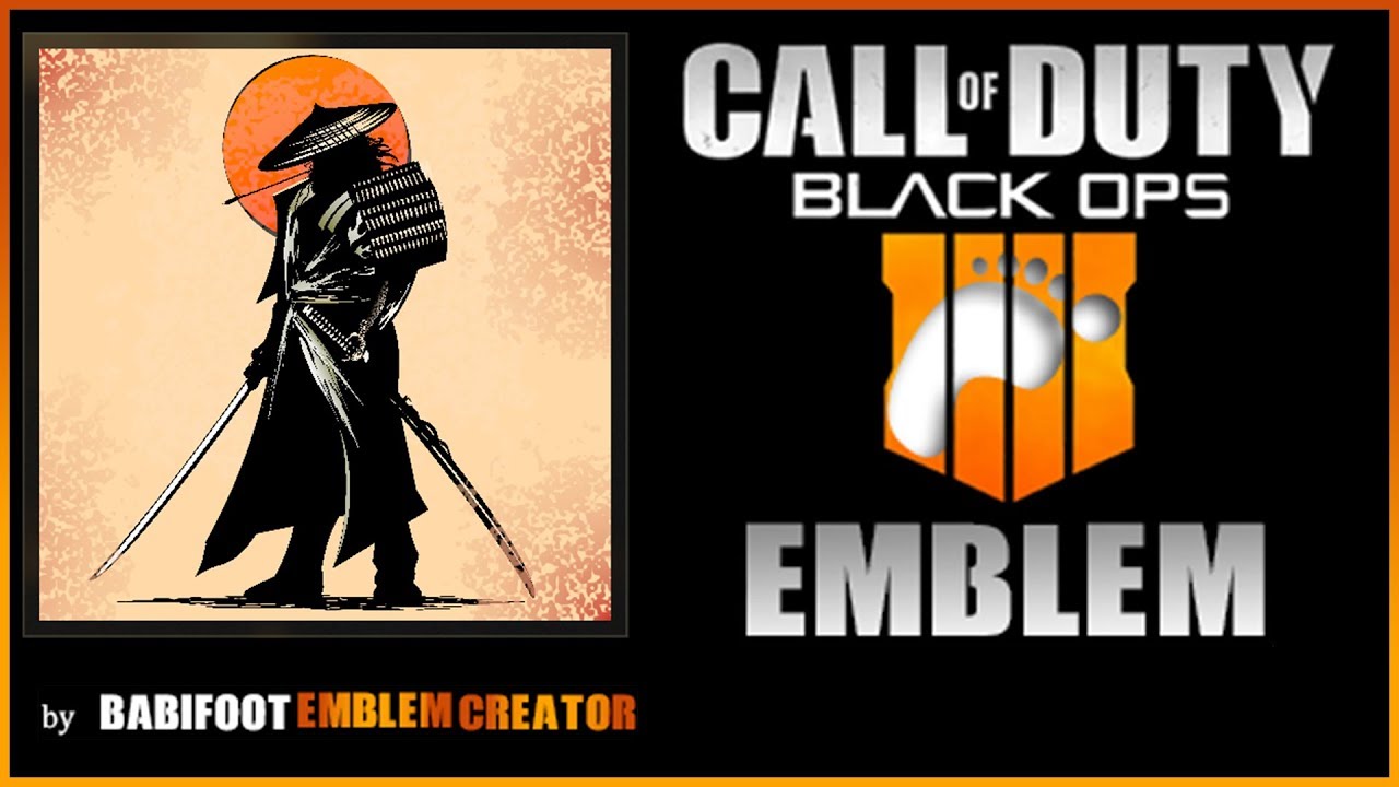 BO4 Emblem Tutorial - The Samurai - YouTube