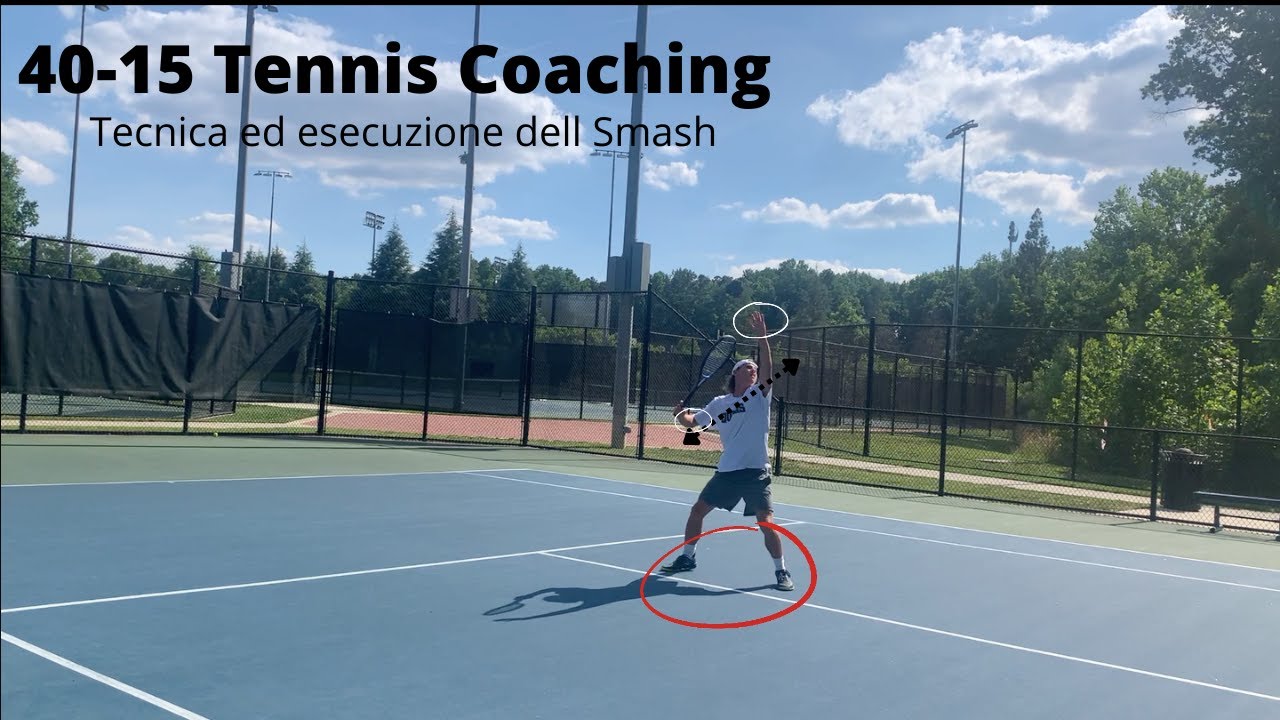 Tennis: smash tecnica ed esecuzione - YouTube