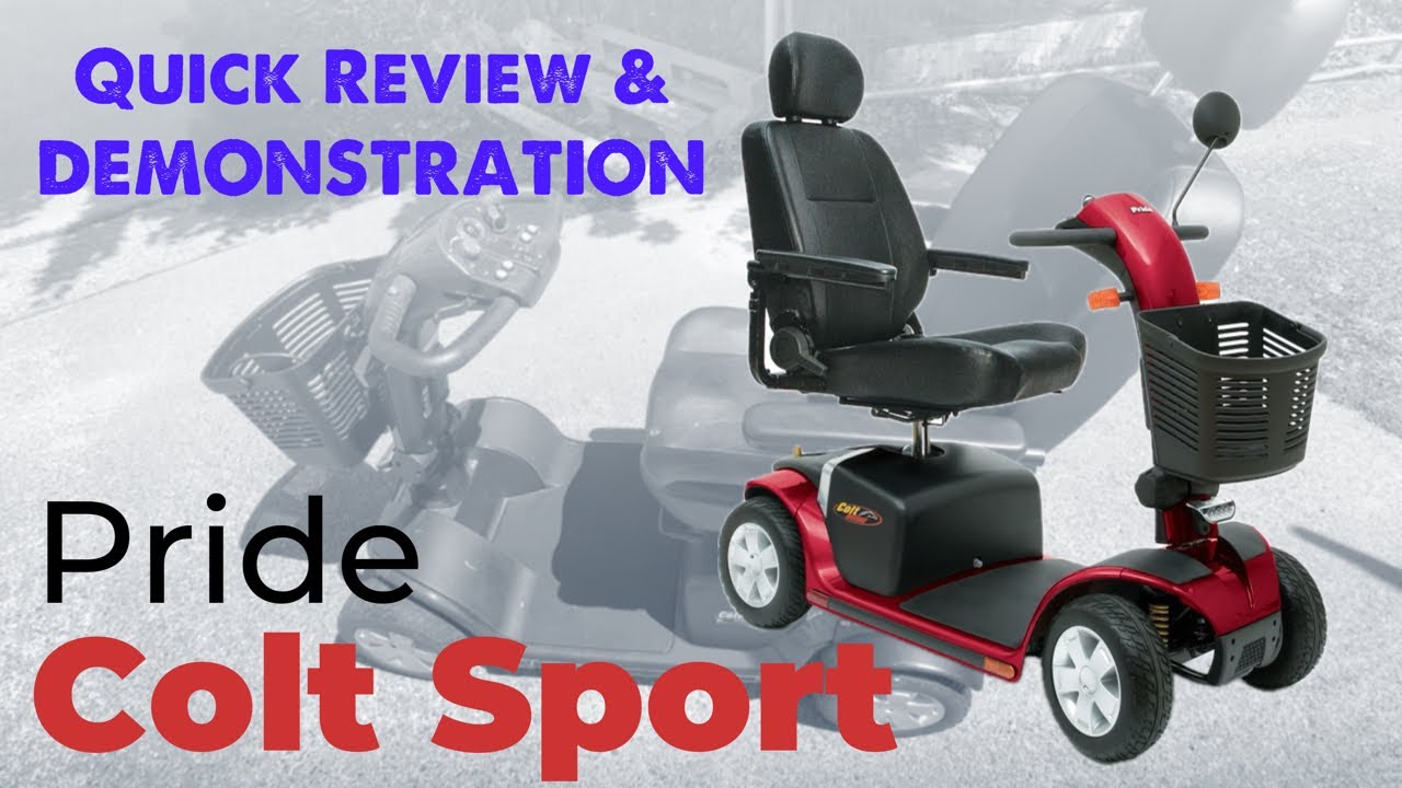 Pride Colt Sport FULL DEMO 👀 | 8mph Mobility Scooter Review 💁‍♂️ - YouTube