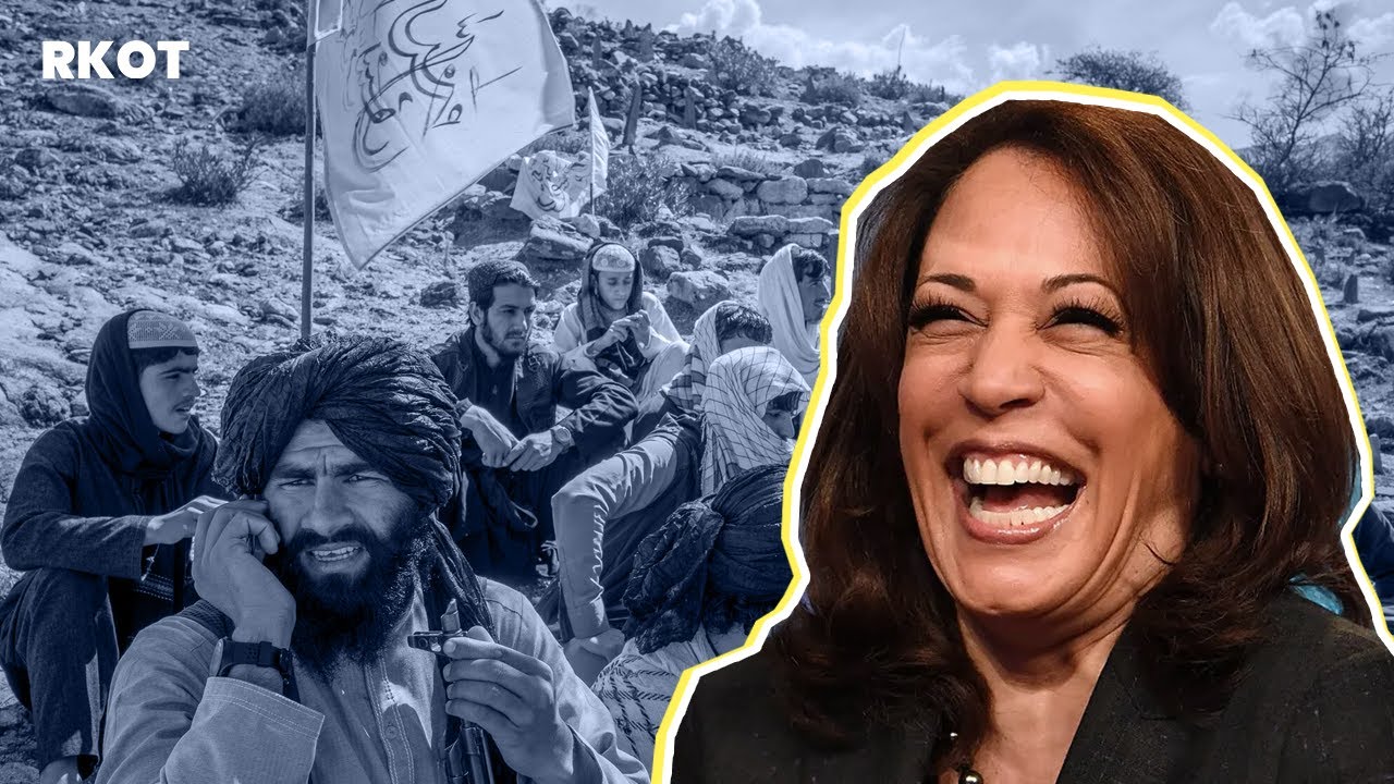 Watch the moment US Vice President Kamala Harris laughs when a reporter ...