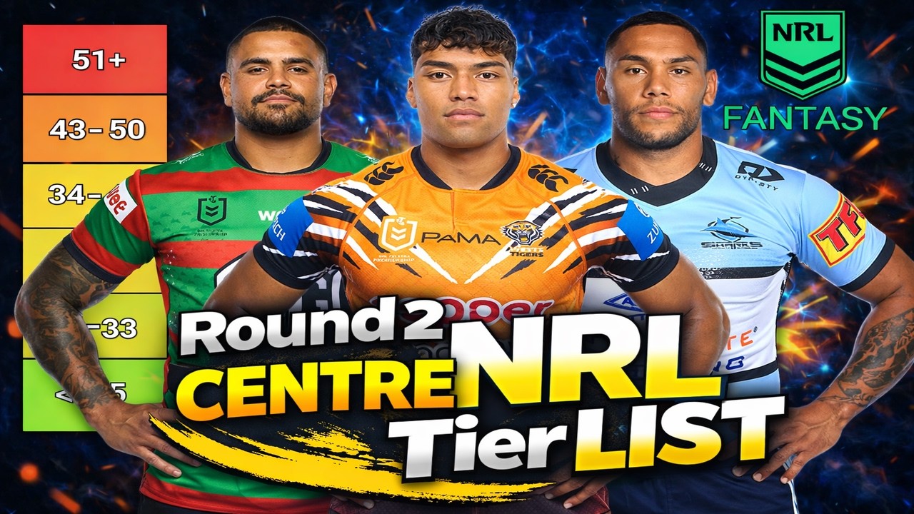 NRL Fantasy Tier List Centre Round 2 - YouTube