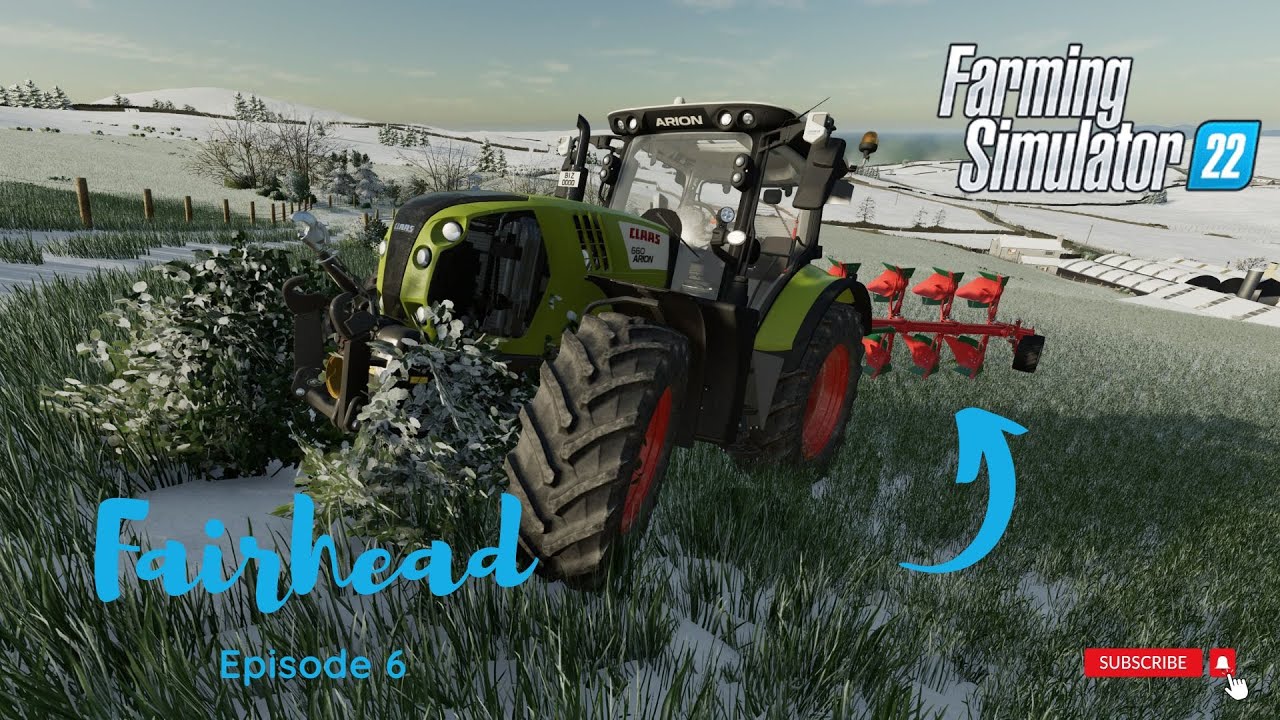 Fairhead Ep6| Farming Simulator 22| Ploughing and Liming for Optimal ...
