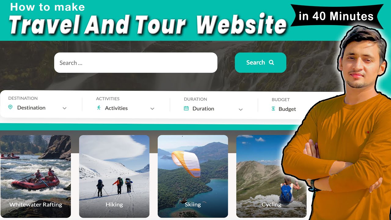 How To Make a Travel And Tour Agency Website With WordPress in 40 ...