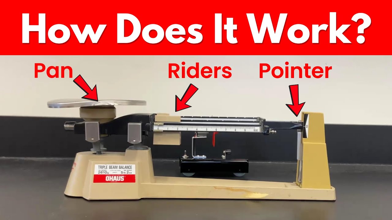 How to Use a Triple Beam Balance (Step-by-Step) - YouTube