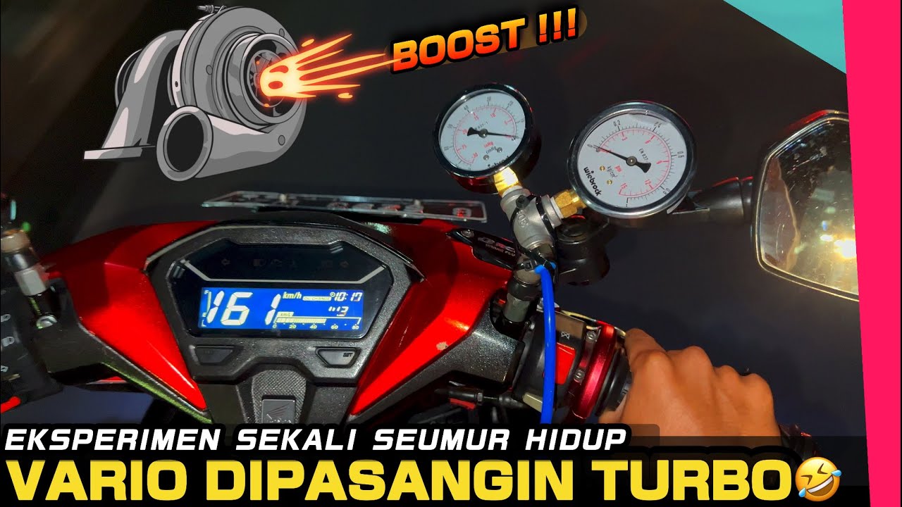 EKSPERIMEN PASANG TURBO DI MOTOR VARIO | PROJECT TURBO ELECTRIC? - YouTube