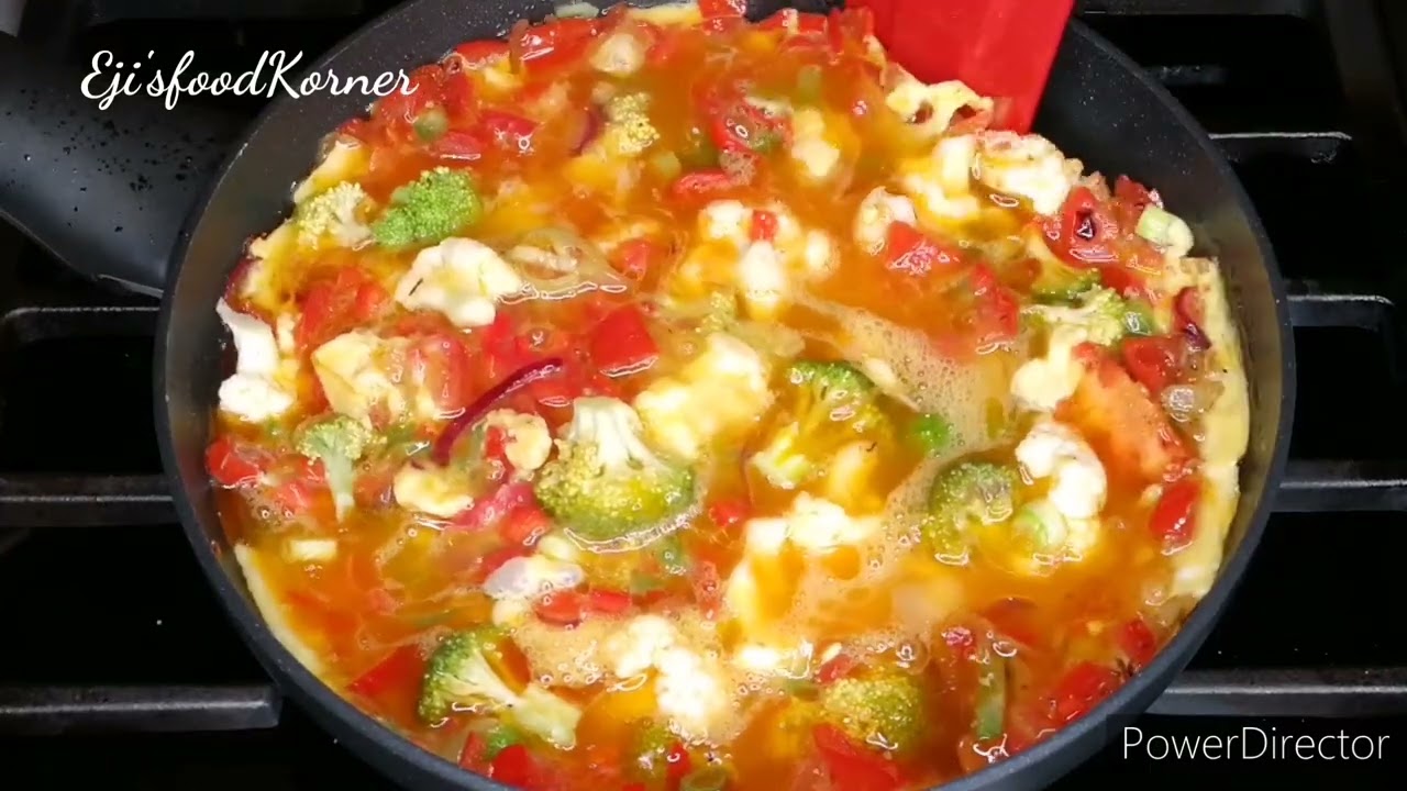 VEGETABLE FRIEDEGGS WITH FRIEDPLANTAINS /HOW TO MAKE QUICK DODO AND ...