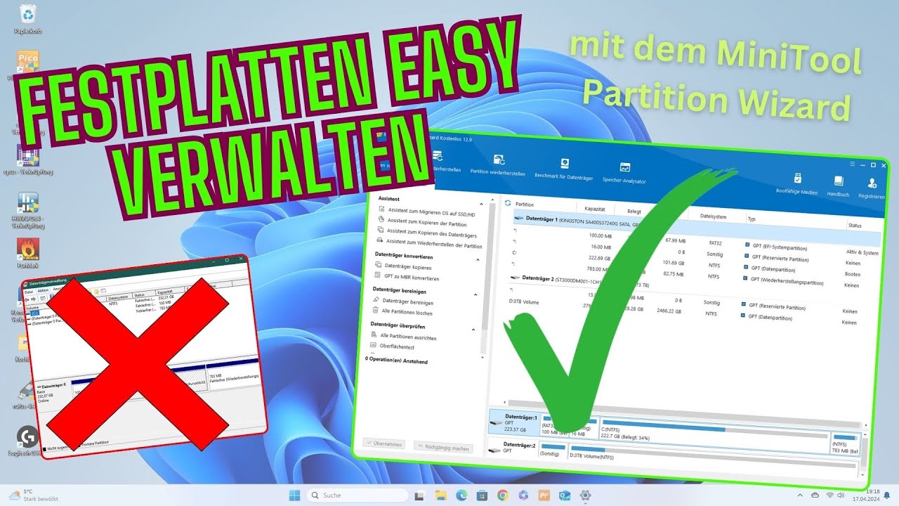 MiniTool Partition Wizard | Festplatten einfach verwalten | Windows 11 ...