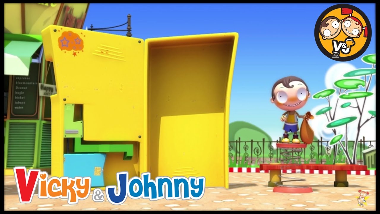 Vicky & Johnny | Episode 8 | VENDING MACHINE | Full Episode for Kids ...