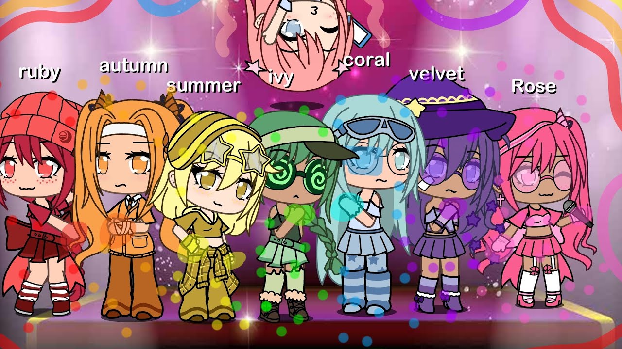 Rainbow sisters part 2! |gacha life mini movie|2024| - YouTube