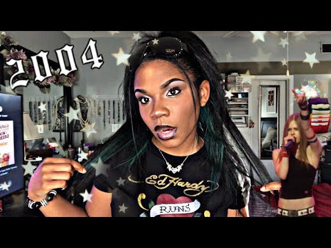 2004 Makeup Look!! (the year I was born) | + Hair & Outfit - YouTube