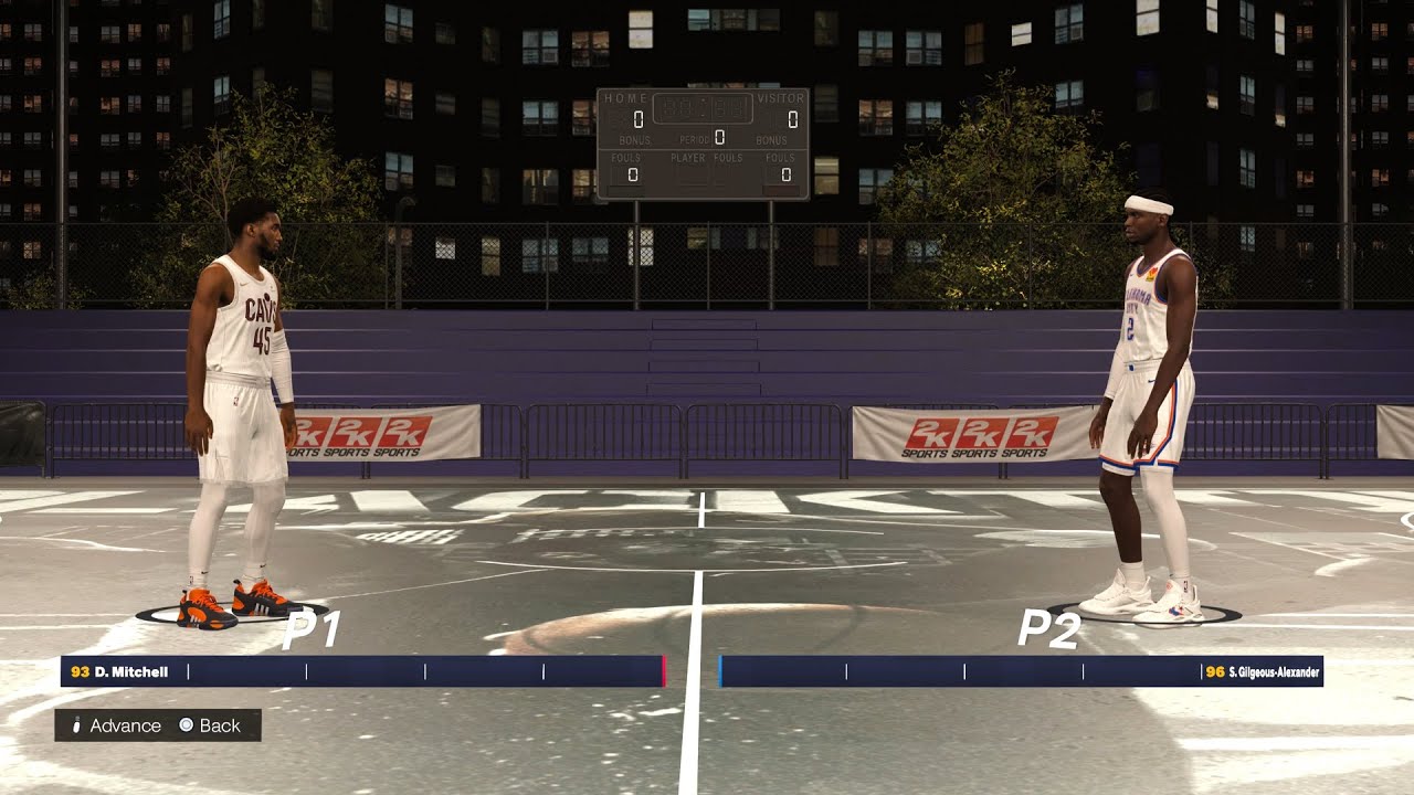 Donovan Mitchell vs Shai Gilgeous-Alexander | NBA 2K24 BLACKTOP 1v1 ...