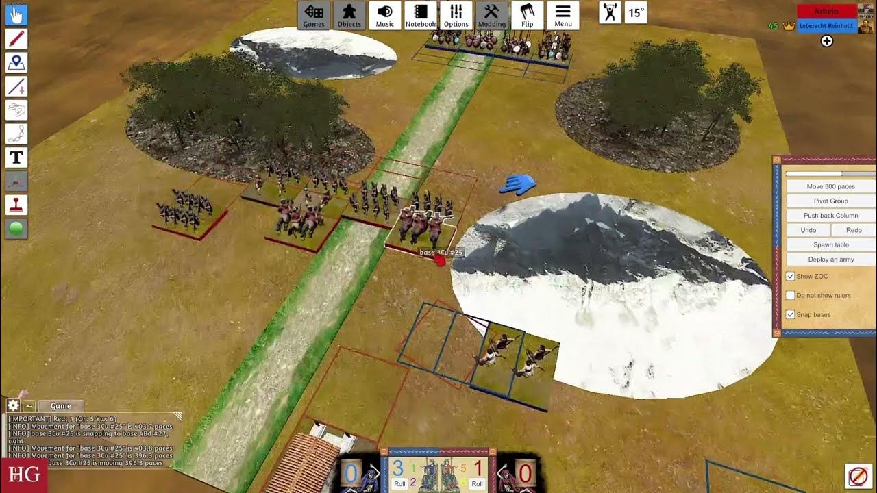 DBA 2.2 - Escenario - Batalla de Beneventum - YouTube