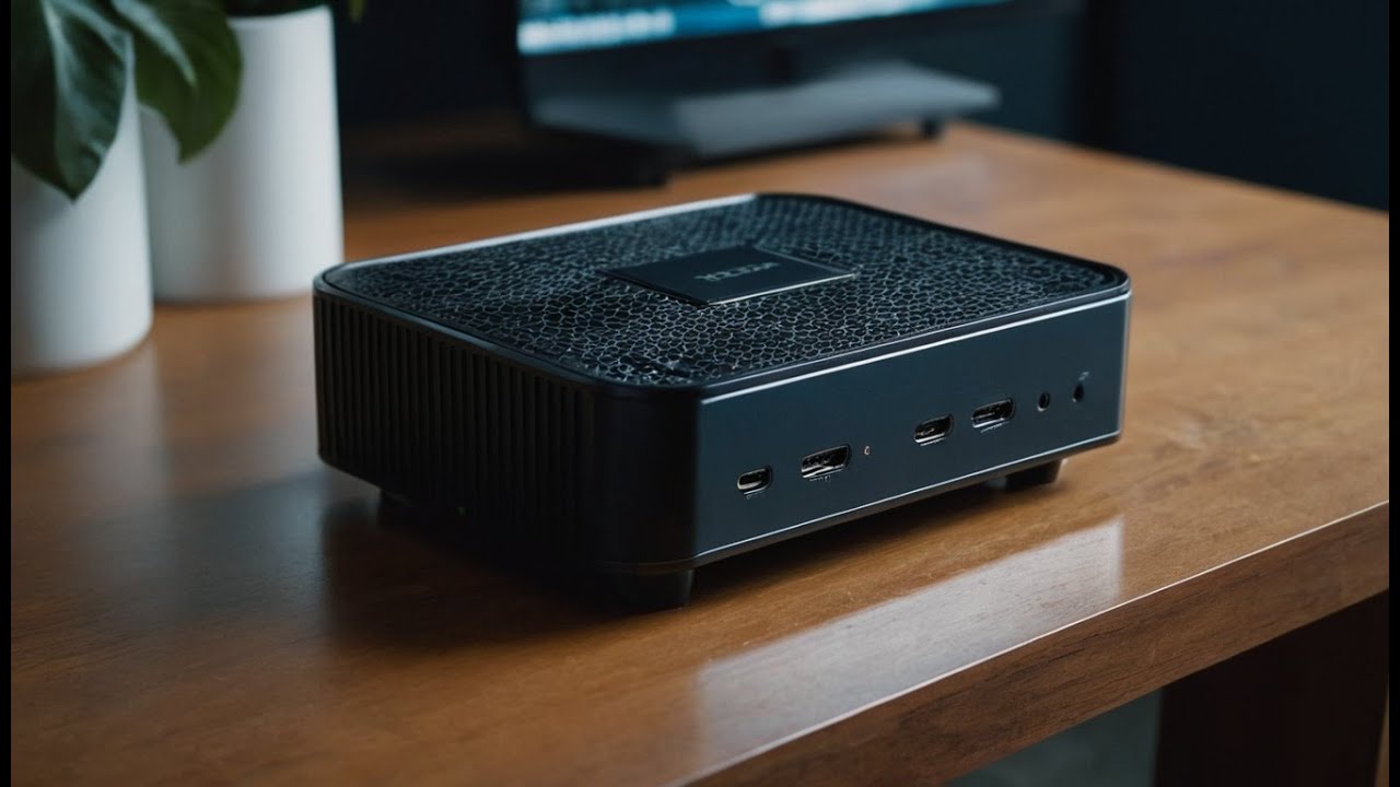 PC compacto Minisforum 790S7 con una CPU AMD Ryzen de 16 núcleos y una ...