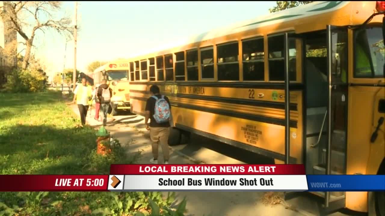 School Bus Window Shot Out - YouTube