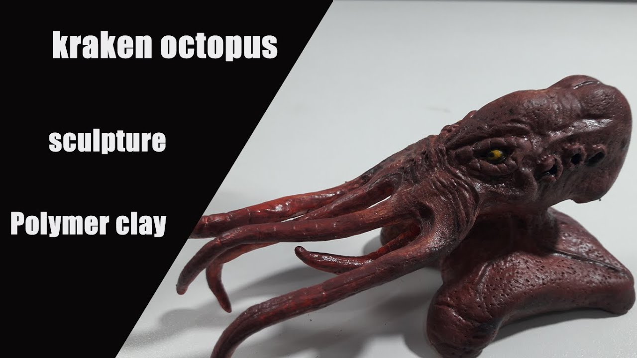 Como Esculpir KRAKEN OCTOPUS / Sculpture the head of Monster Sea ...