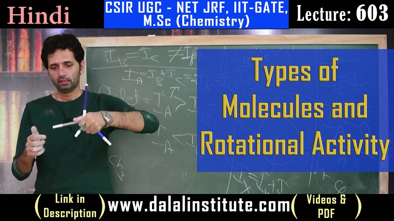 Types of Molecules and Rotational Activity - YouTube