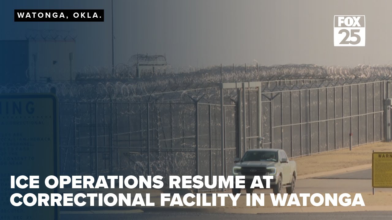 ICE operations resume at Diamondback Correctional Facility in Watonga ...
