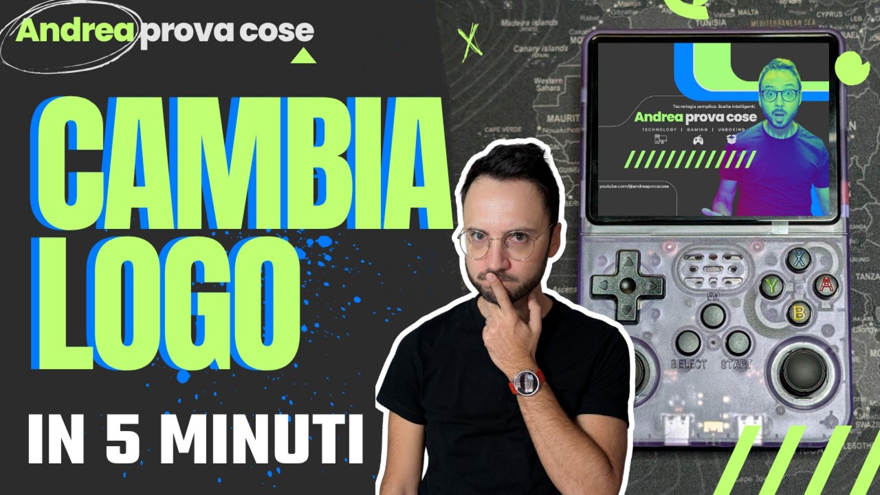 CREA IL TUO LOGO R36S / ArkOS CON PAINT IN 5 MINUTI - YouTube
