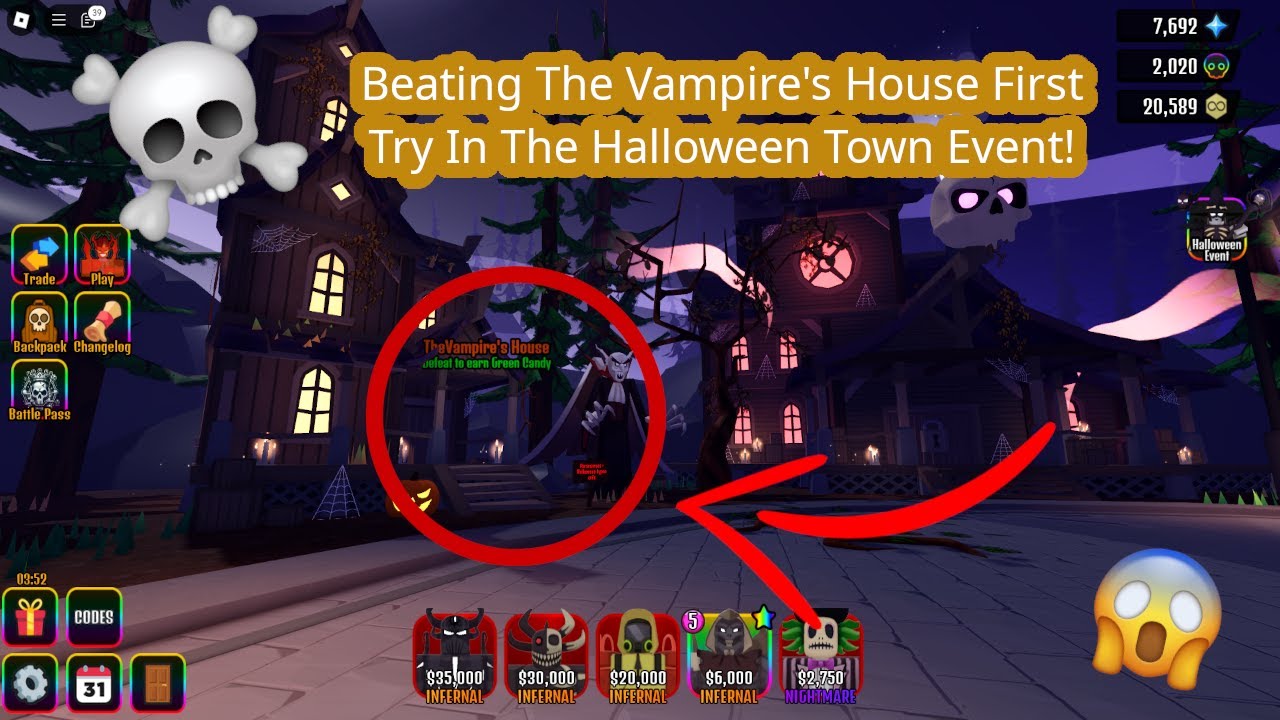 Destroying The Vampire's House To Get More Candies For The Halloween ...