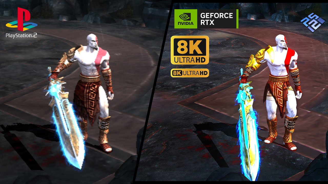 God of War 2 | UHD Textures & Re-shade Comparison 8k 60fps - YouTube