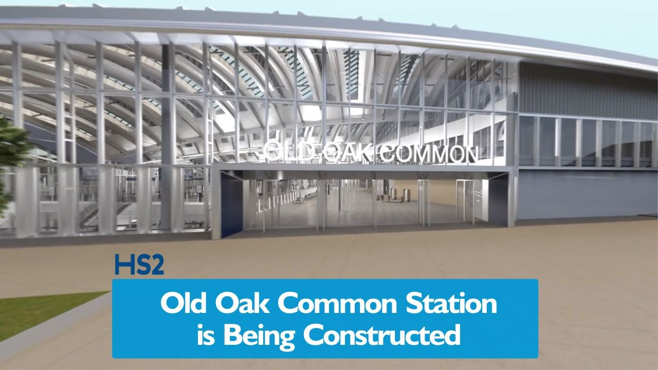 HS2 Old Oak Common Station Construction - YouTube