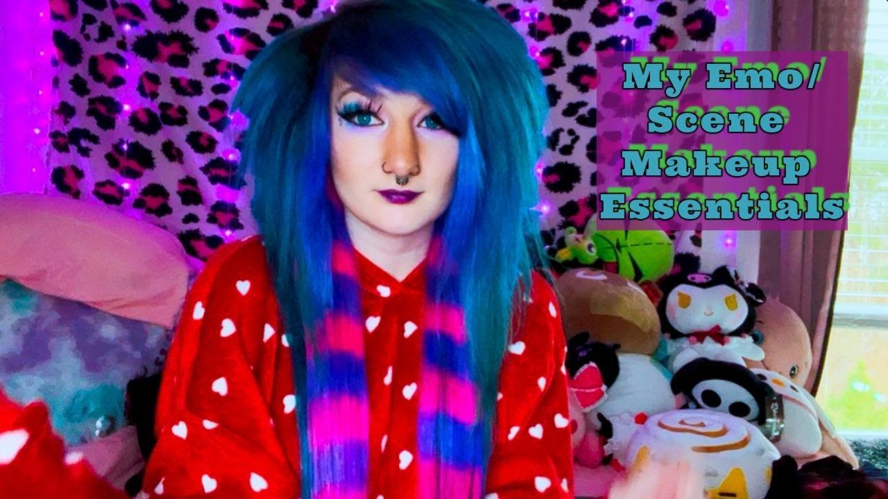 My Emo/Scene Makeup Essentials - YouTube