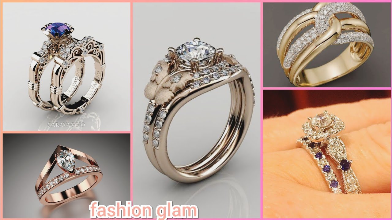 unique styles of diamond anniversary rings collection for women's - YouTube