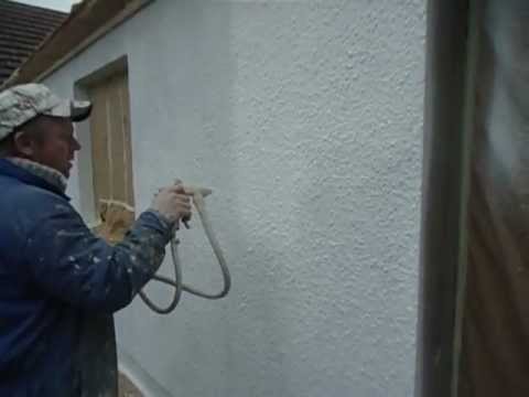 Spraytex protective coatings for exterior walls - YouTube